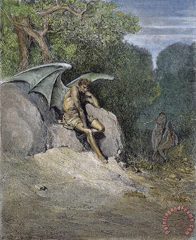 Others Milton Paradise Lost Painting Milton Paradise Lost Print For 