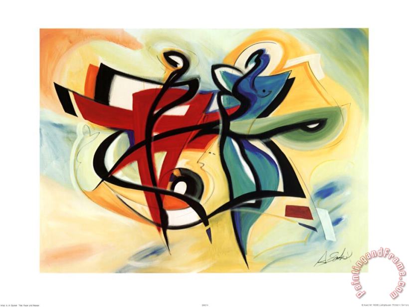 alfred gockel Way to Go painting - Way to Go print for sale