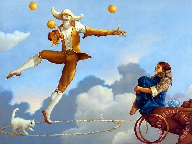 Collection The Juggler painting - The Juggler print for sale