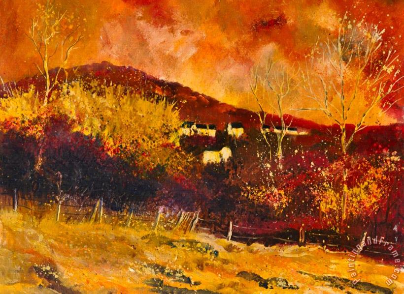 Pol Ledent Houyet 54 painting - Houyet 54 print for sale