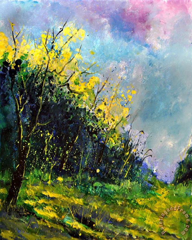 Pol Ledent Spring painting - Spring print for sale