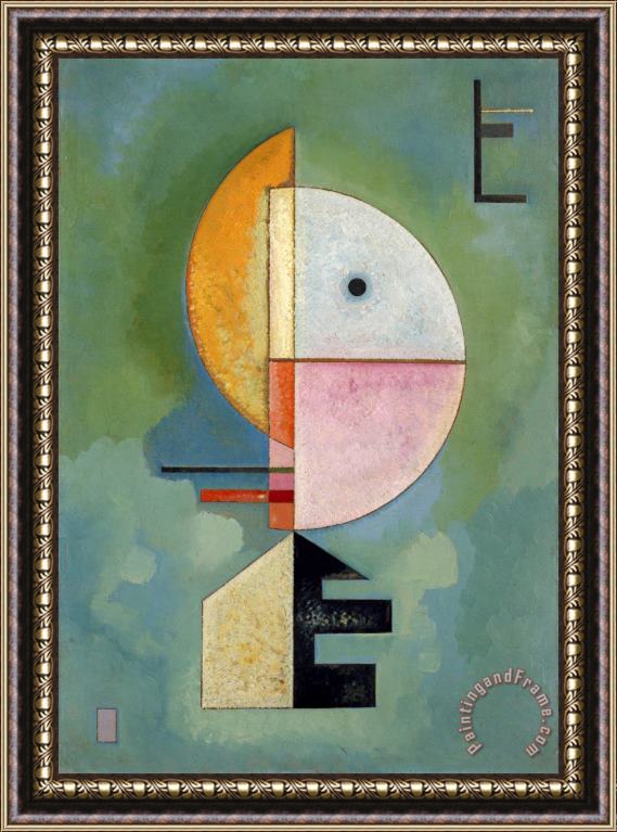 Wassily Kandinsky Upward Framed Painting for sale - paintingandframe.com