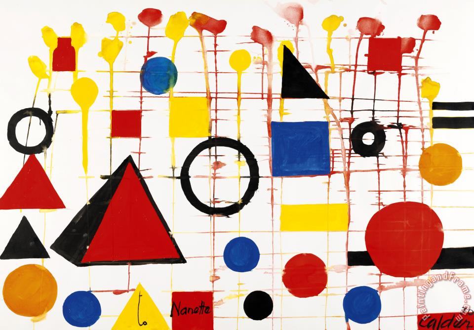 Alexander Calder Untitled painting - Untitled print for sale