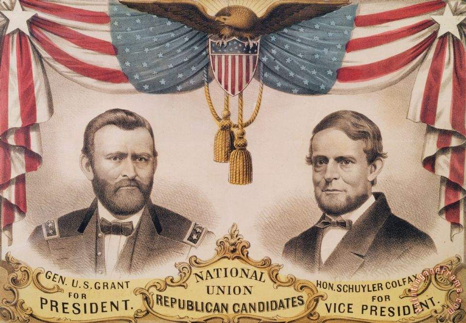 American School Electoral Poster For The Usa Presidential Election Of ...