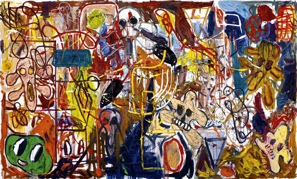 Andre Butzer Untitled painting - Untitled print for sale