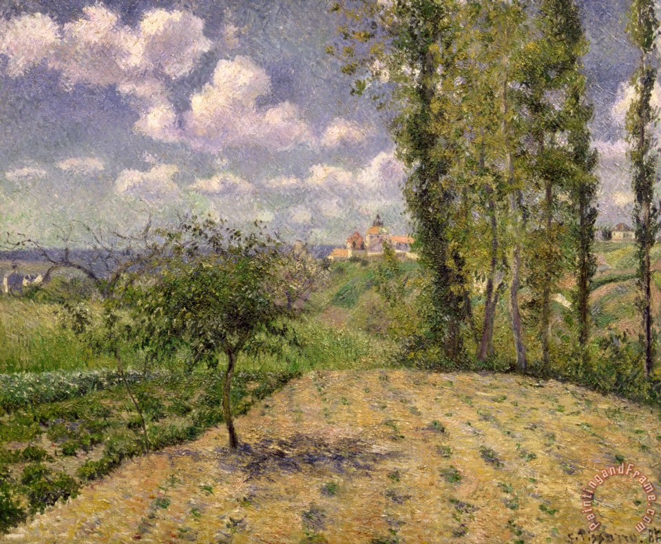 Camille Pissarro Spring painting - Spring print for sale