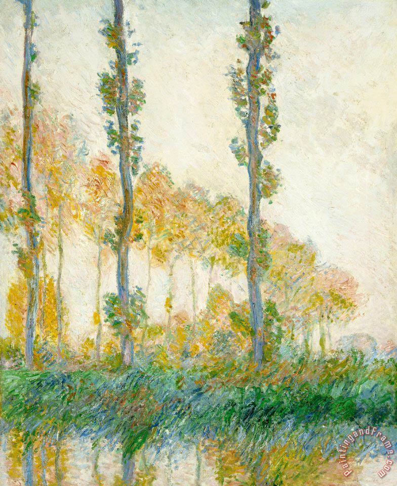 Claude Monet The Three Trees painting - The Three Trees print for sale