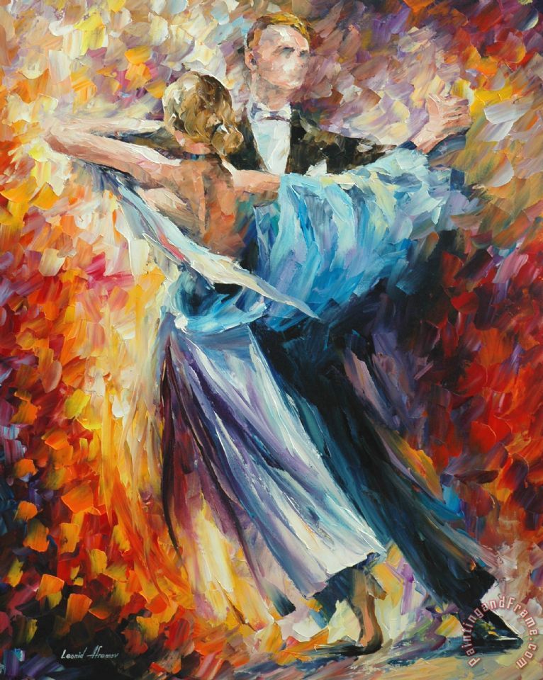 Leonid Afremov Waltz painting - Waltz print for sale