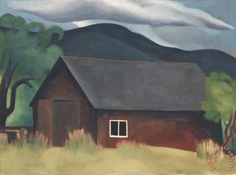 Georgia O'keeffe My Shanty Lake George painting - My Shanty Lake George ...