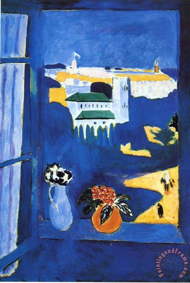 Henri Matisse Landscape Viewed From a Window 1913 painting - Landscape ...