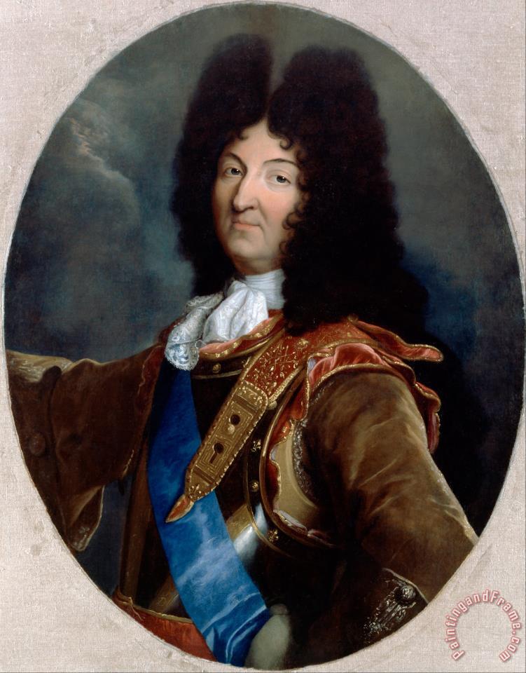 Hyacinthe Rigaud Louis Xiv painting - Louis Xiv print for sale