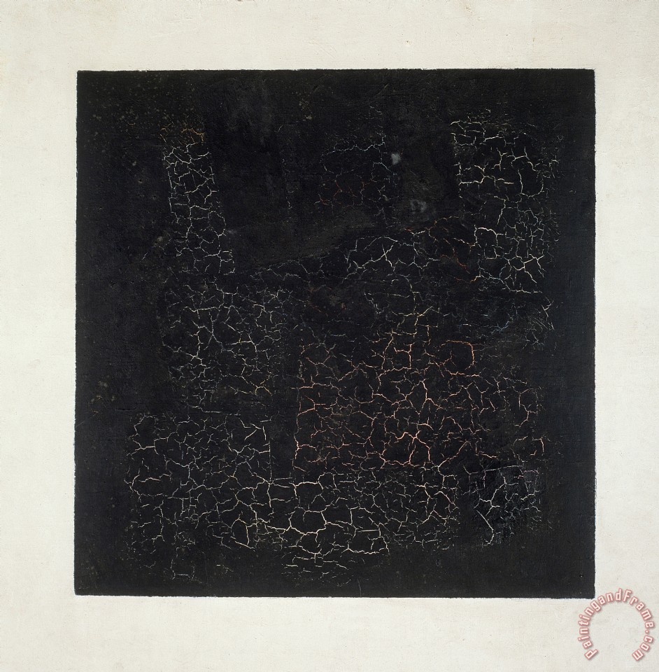 Kazimir Malevich Black Square painting - Black Square print for sale