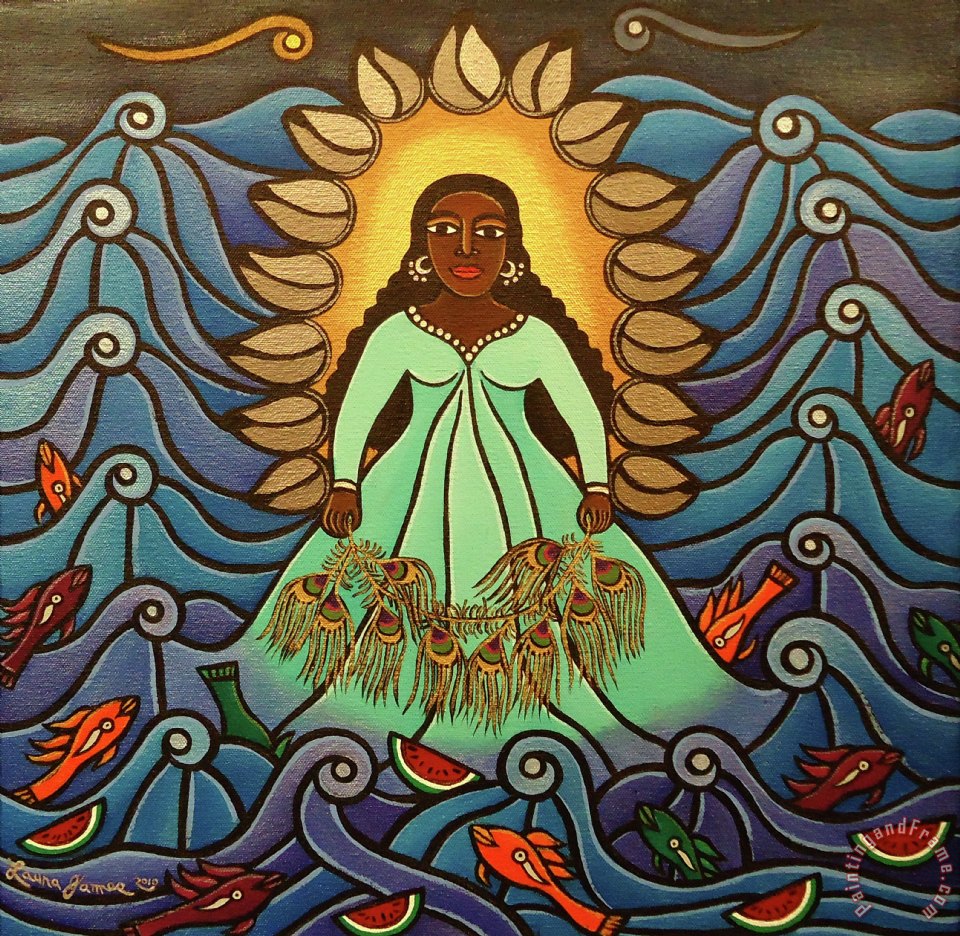 Laura James Yemaya painting - Yemaya print for sale