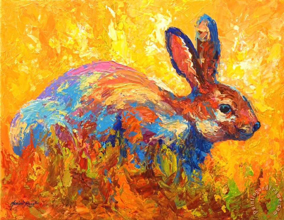 Marion Rose Forest Rabbit II painting - Forest Rabbit II print for sale