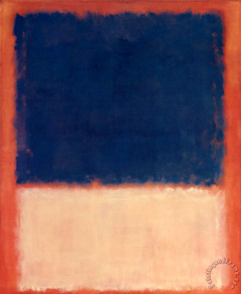 Mark Rothko No 203 C 1954 painting - No 203 C 1954 print for sale