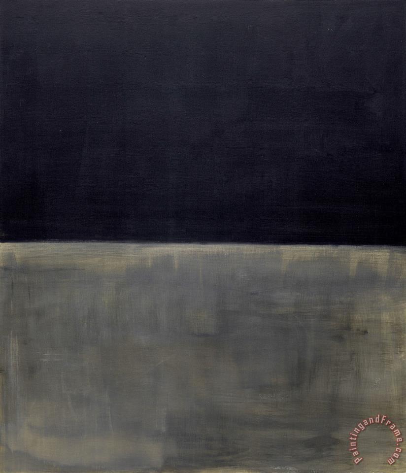 Mark Rothko Untitled (black on Gray) painting - Untitled (black on Gray ...