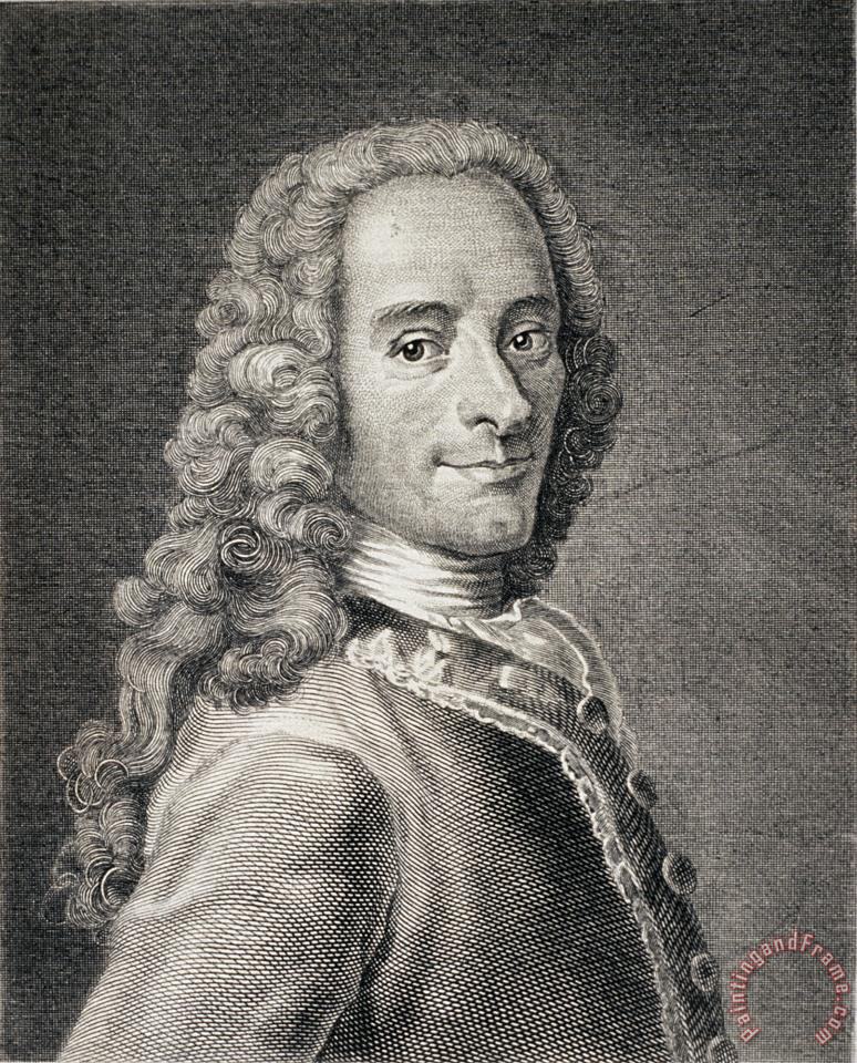 Maurice-Quentin de La Tour Francois Marie Arouet De Voltaire (1694 1778 ...