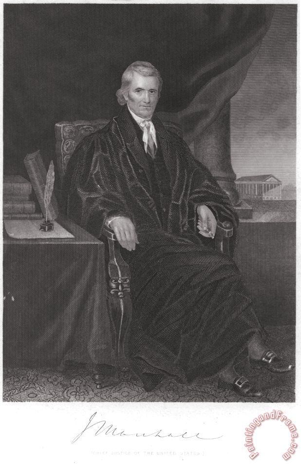 Others John Marshall (1755-1835) painting - John Marshall (1755-1835 ...