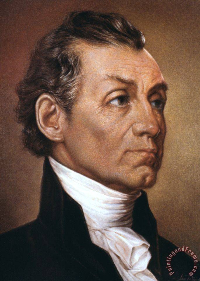 Others James Monroe (1758-1831) painting - James Monroe (1758-1831 ...
