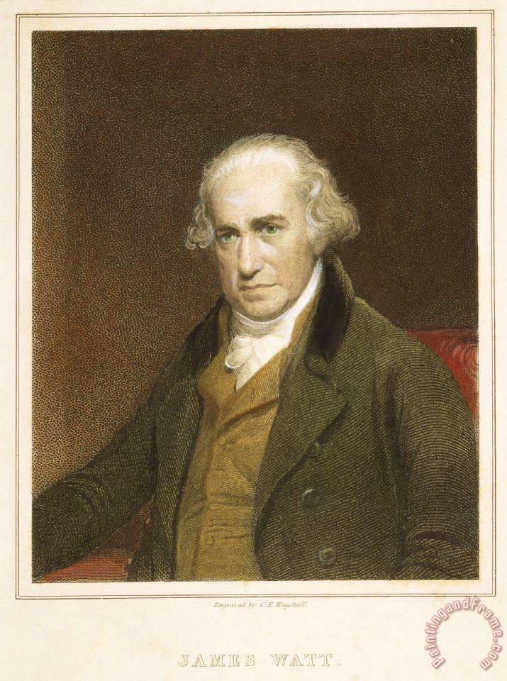 Others James Watt (1736-1819) painting - James Watt (1736-1819) print ...