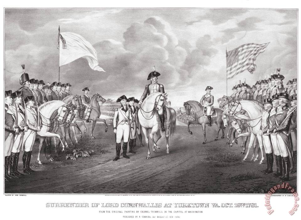 Others Yorktown: Surrender, 1781 painting - Yorktown: Surrender, 1781 ...
