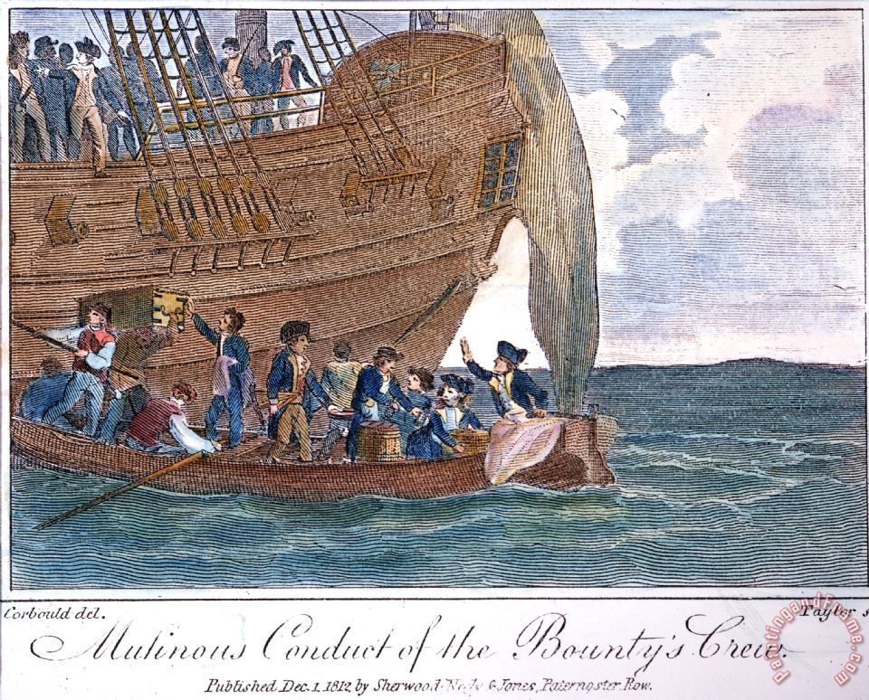 Others Bounty Mutiny painting - Bounty Mutiny print for sale