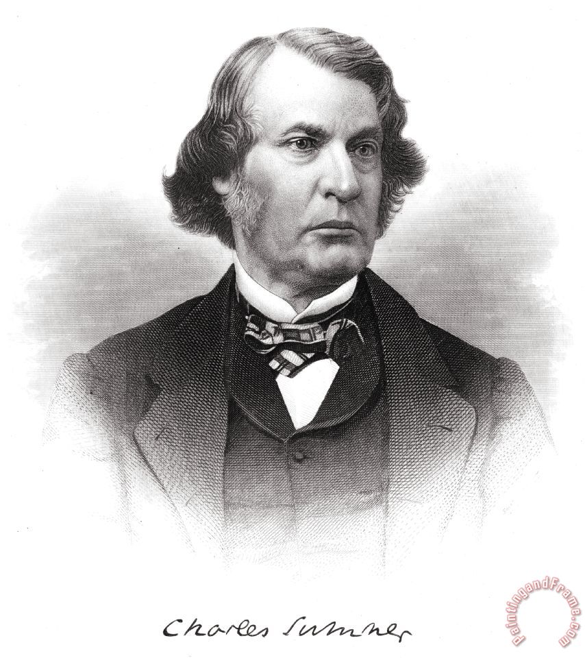 Others Charles Sumner (1811-1874) painting - Charles Sumner (1811-1874 ...