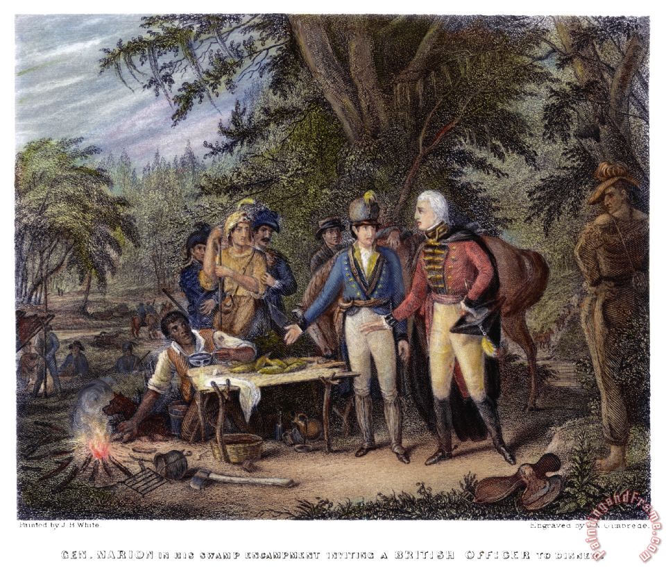 Others Francis Marion (1732?-1795) painting - Francis Marion (1732 ...