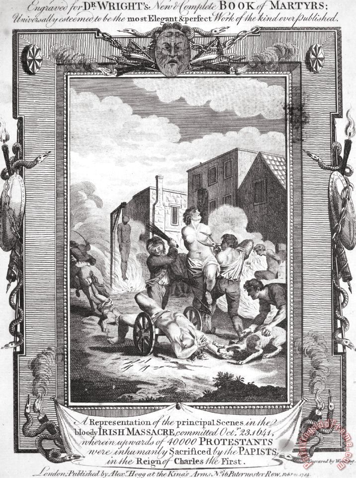 Others Irish Massacre, 1641 painting - Irish Massacre, 1641 print for sale