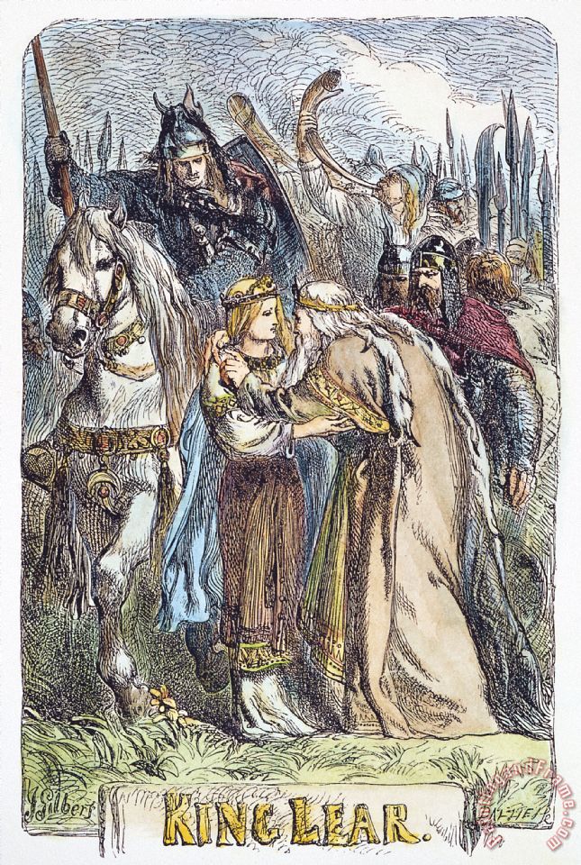 Others KING LEAR, 19th CENTURY painting - KING LEAR, 19th CENTURY print ...