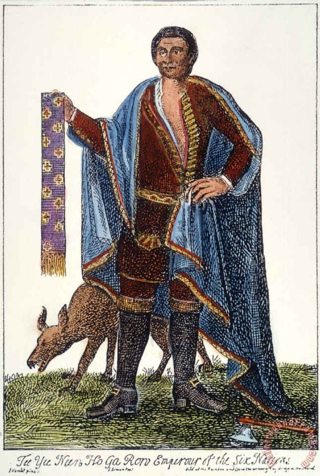 Others Mohawk Chief, 1710 painting - Mohawk Chief, 1710 print for sale