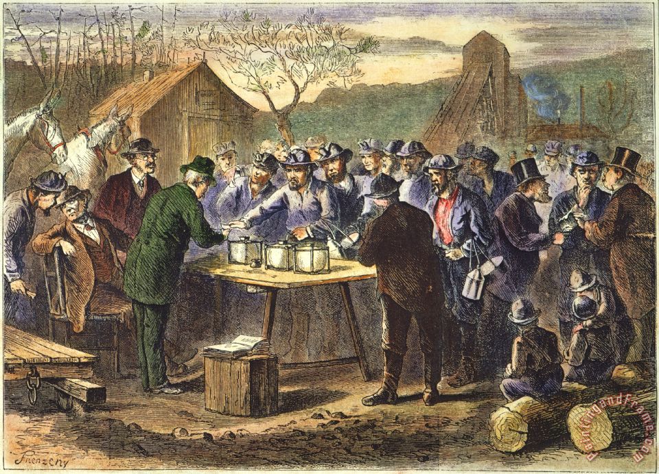 Others Pennsylvania: Voting, 1872 painting - Pennsylvania: Voting, 1872 ...