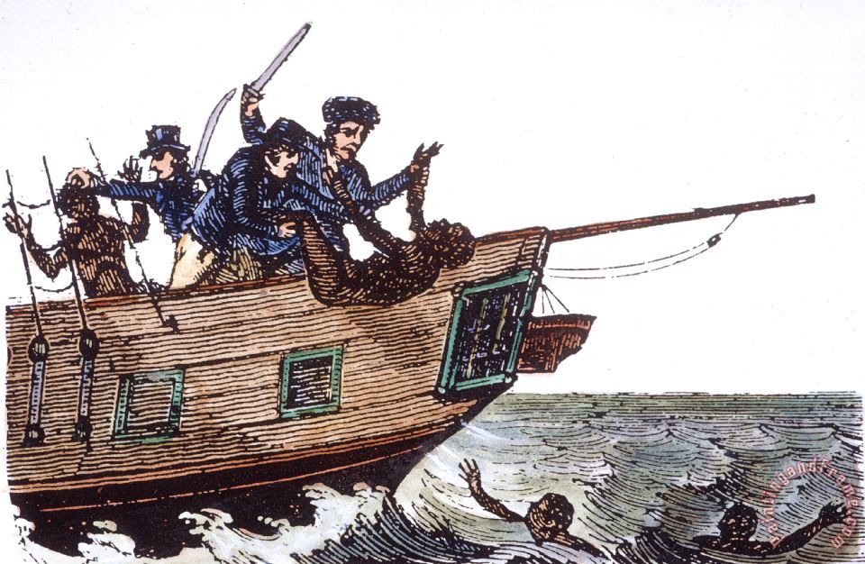 Others Slavery: Slave Ship painting - Slavery: Slave Ship print for sale