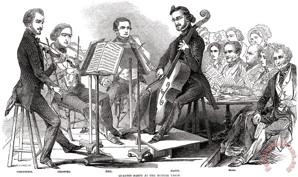 Others String Quartet, 1846 painting - String Quartet, 1846 print for sale