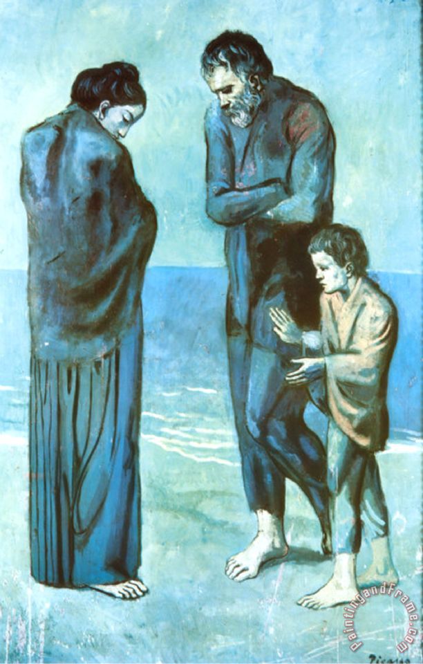 Pablo Picasso The Tragedy painting - The Tragedy print for sale