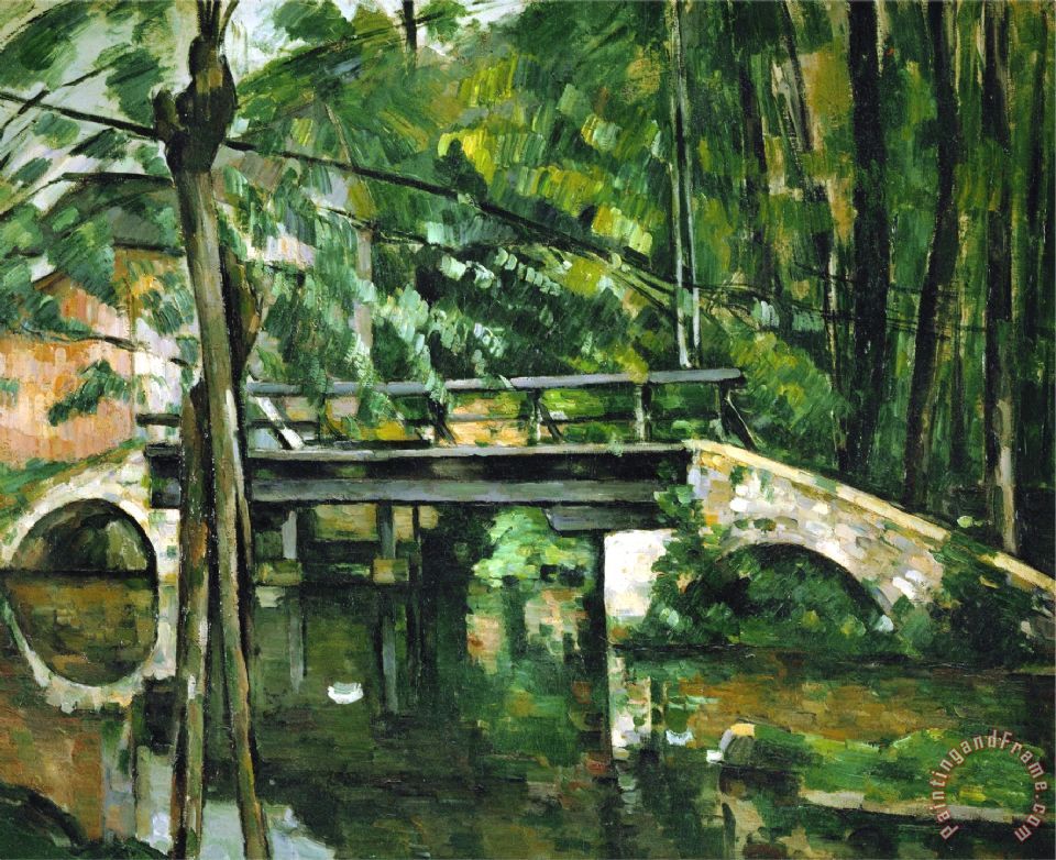Paul Cezanne The Bridge at Maincy Near Melun 1879 painting - The Bridge ...