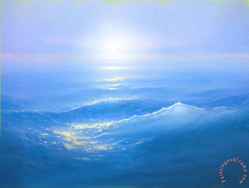 Robert Foster Blue Blue Sea painting - Blue Blue Sea print for sale