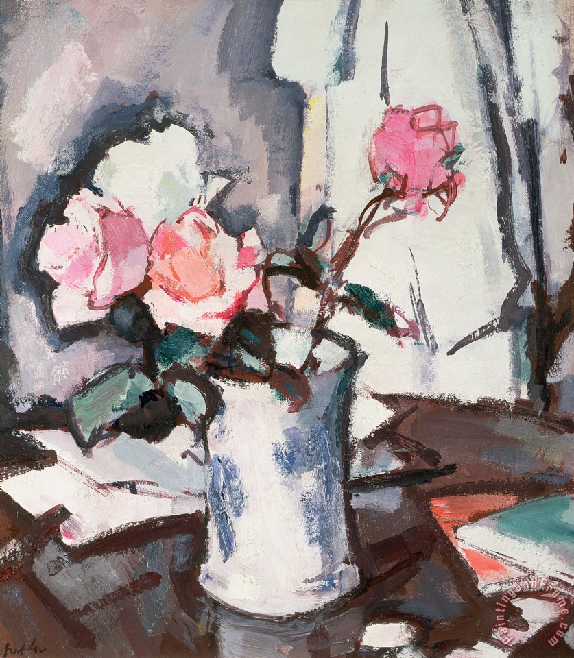 Samuel John Peploe Pink Roses painting - Pink Roses print for sale