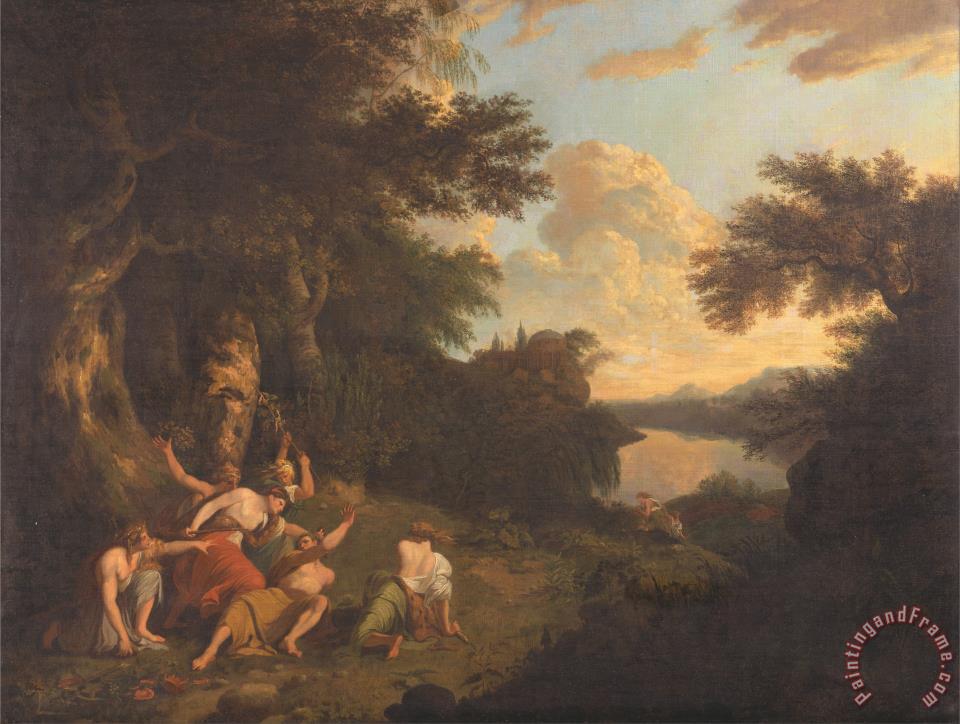 Thomas Jones The Death of Orpheus painting - The Death of Orpheus print ...