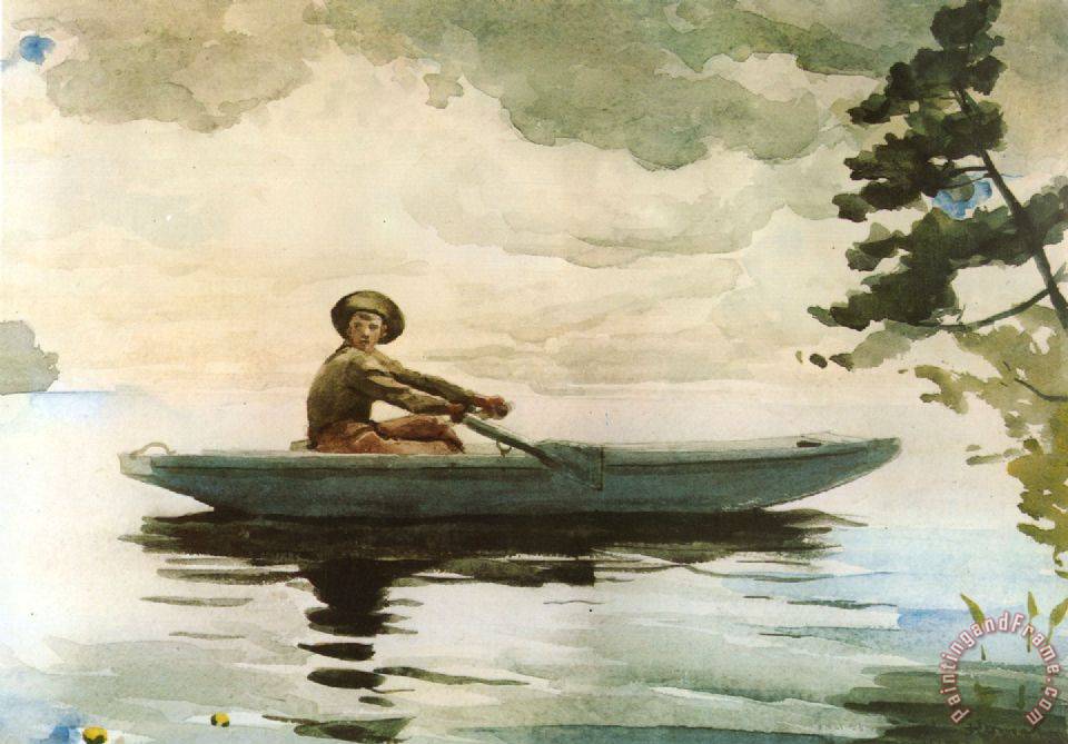 Winslow Homer The Boatman painting - The Boatman print for sale